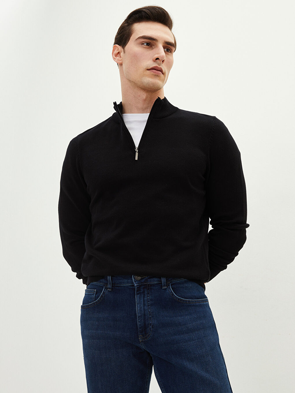 Pull-over NOIR Homme -W11441Z8-CVL - W11441Z8-CVL - LC Waikiki