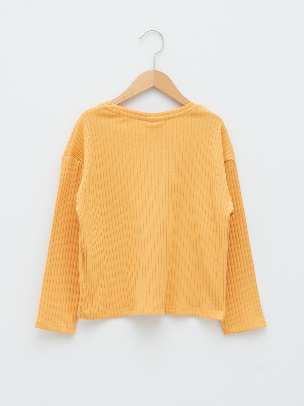 Crew Neck Printed Long Sleeve Girl T-shirt -W1AU69Z4-FMB - W1AU69Z4-FMB ...