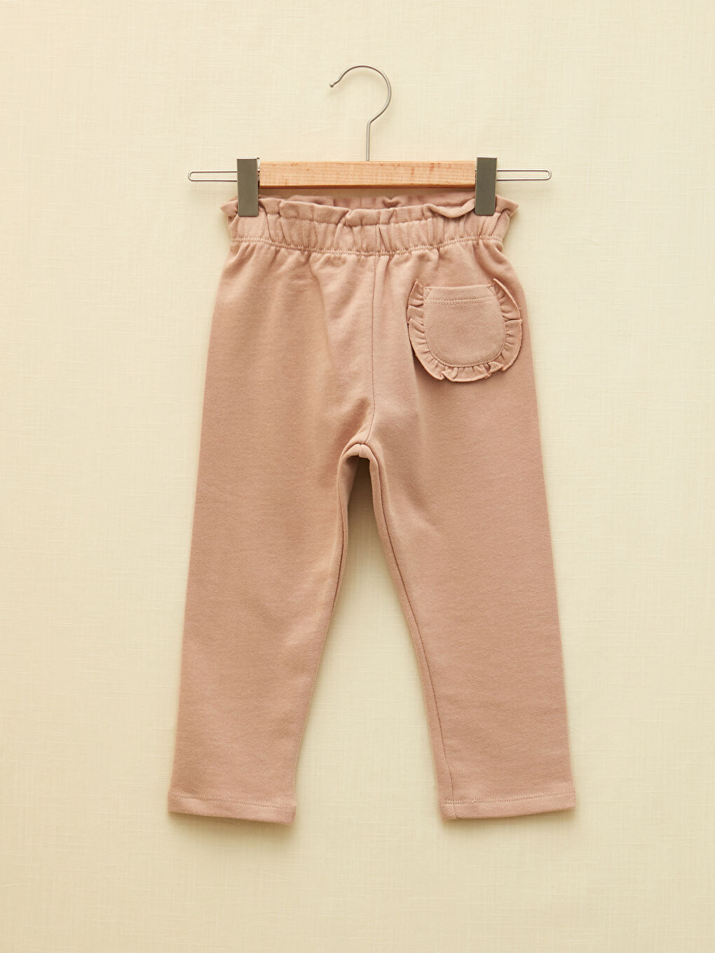 Elastic Waist Basic Baby Girl Trousers -W1G339Z1-GCU - W1G339Z1-GCU ...