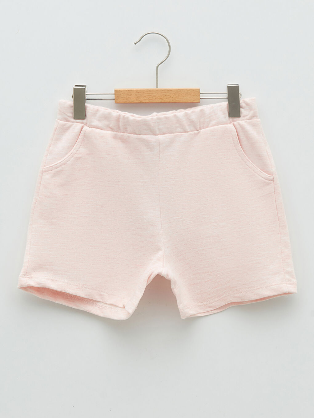Basic Cotton Girls' Shorts With Elastic Waist -S28633Z4-E6R - S28633Z4 ...