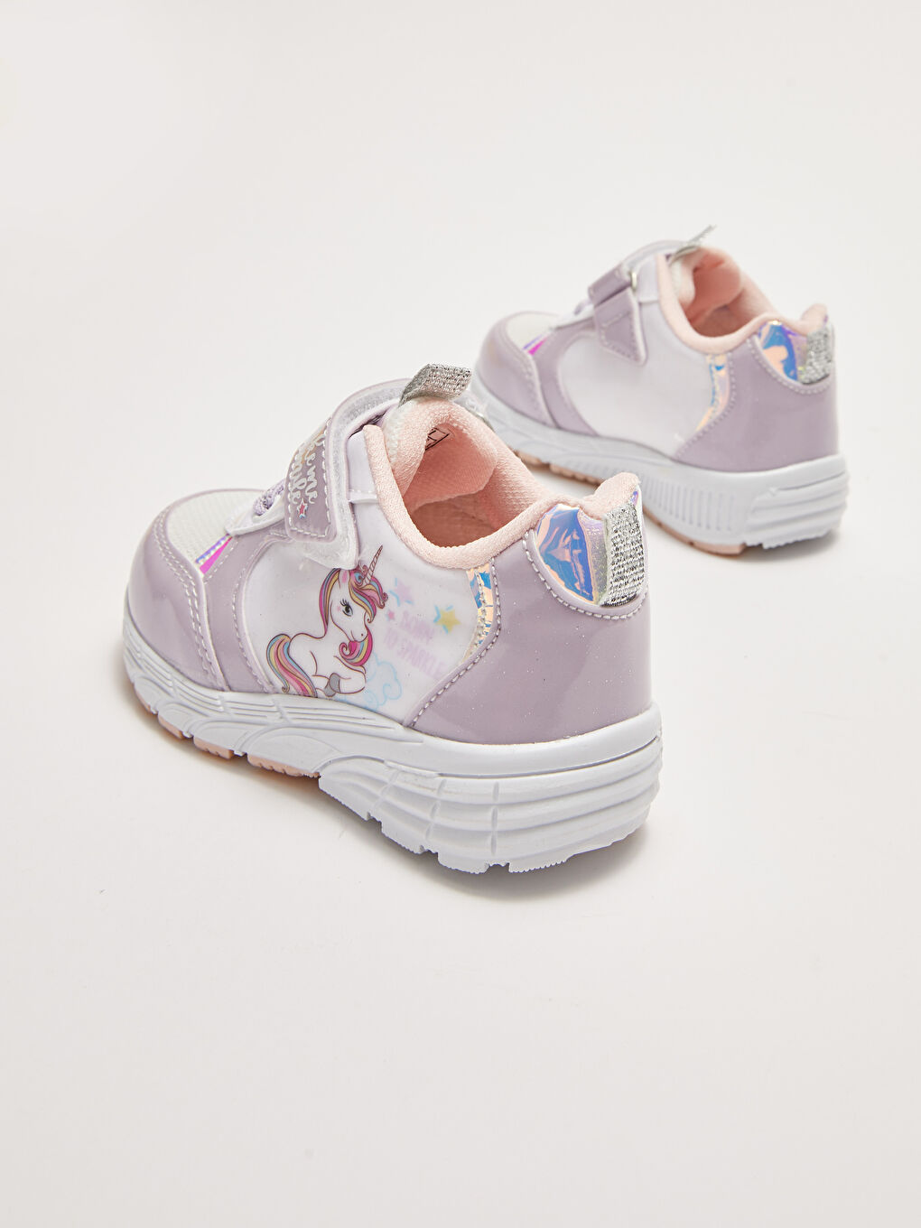 LİLA Baskılı Bağcık ve Cırt Cırtlı Kız Bebek Spor Ayakkabı - S2AB40Z1 ...