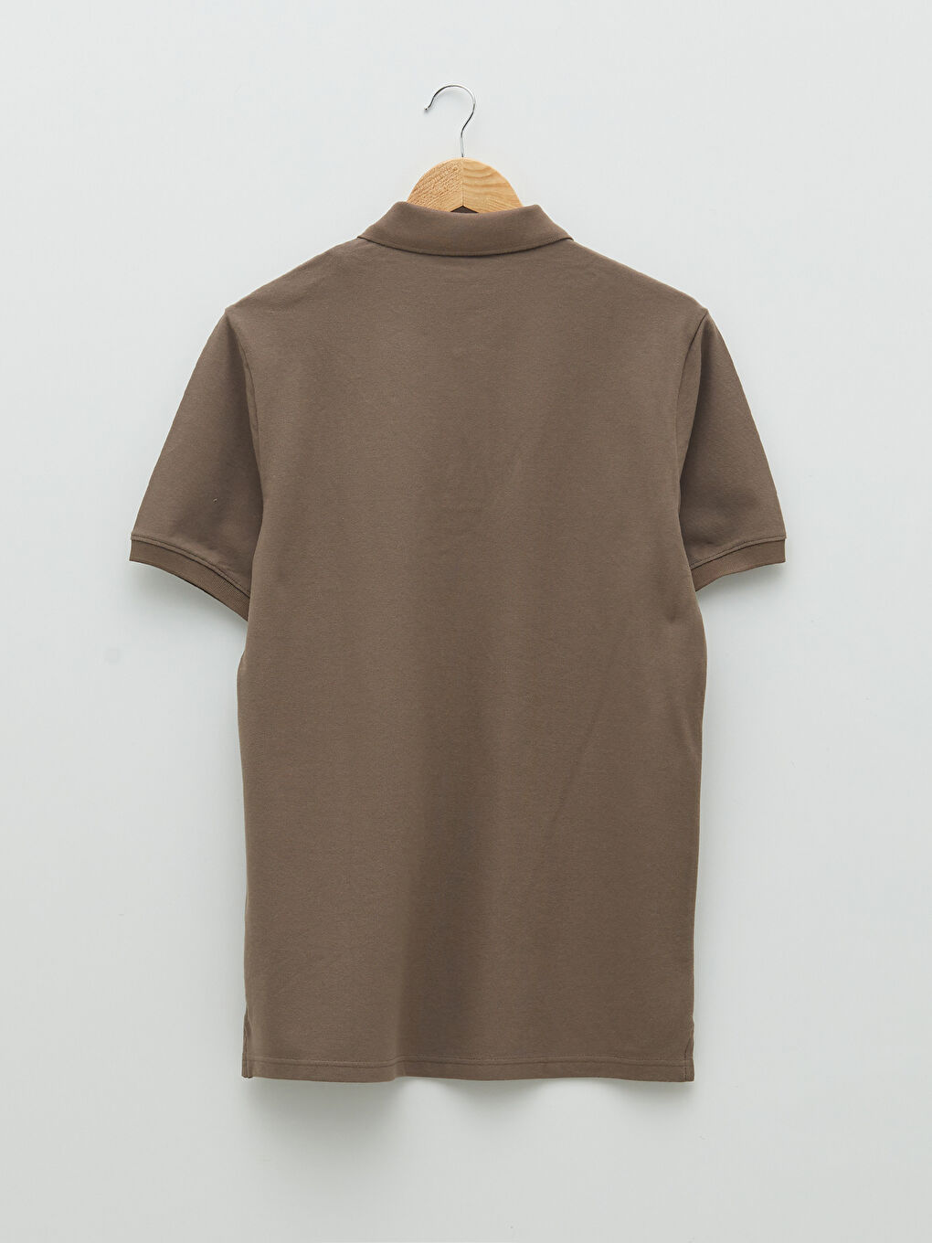 KAHVERENGİ Polo Yaka Kısa Kollu Basic Pike Erkek Tişört - S2AN49Z8-HDP | LCW