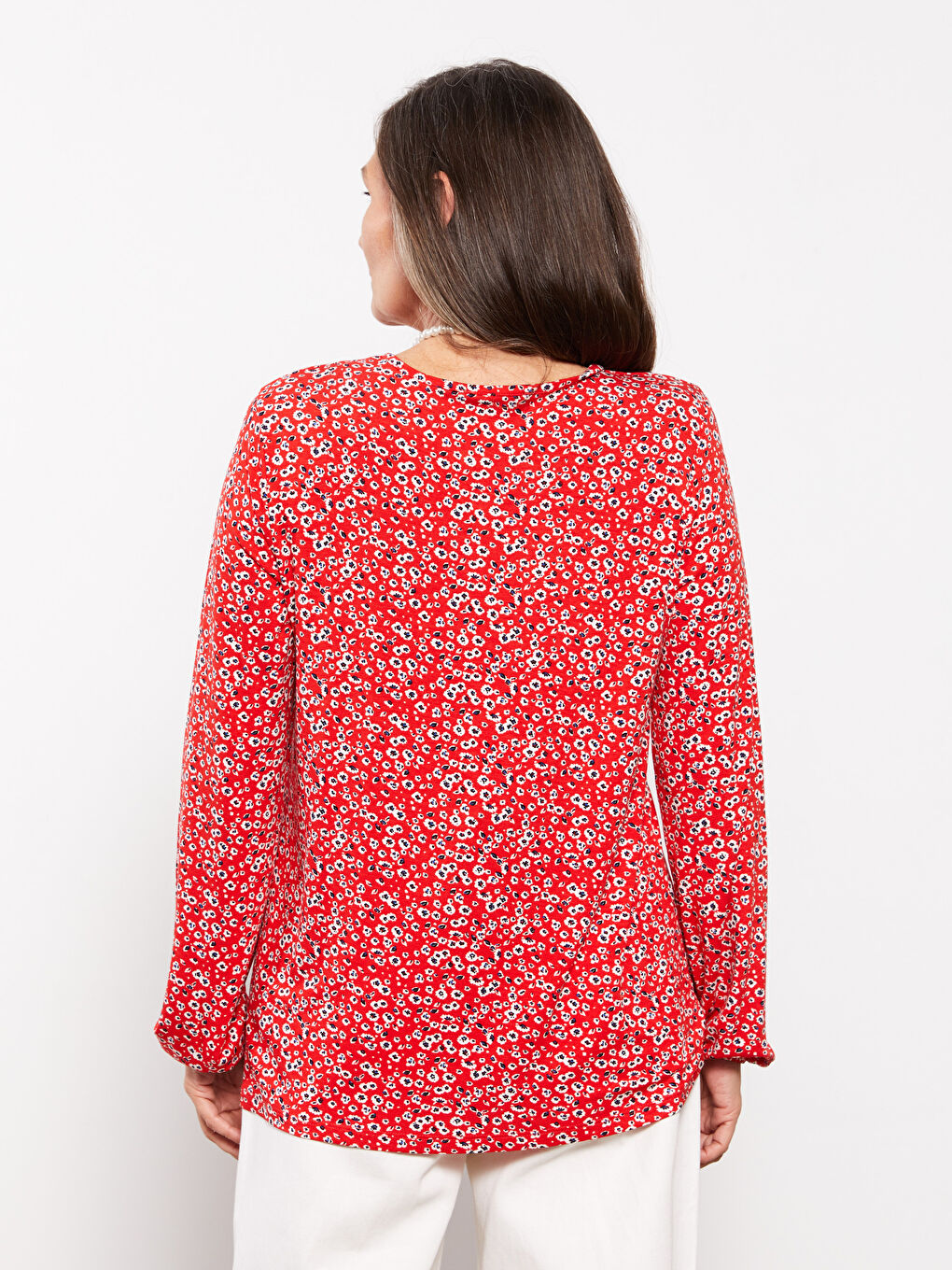 Blouse ROUGE Femme -S2BM29Z8-LTQ - S2BM29Z8-LTQ - LC Waikiki