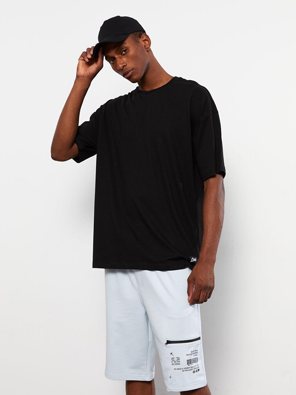 Slim Fit Binding Detail Men's Shorts -S2DO15Z8-U9U - S2DO15Z8-U9U - LC ...