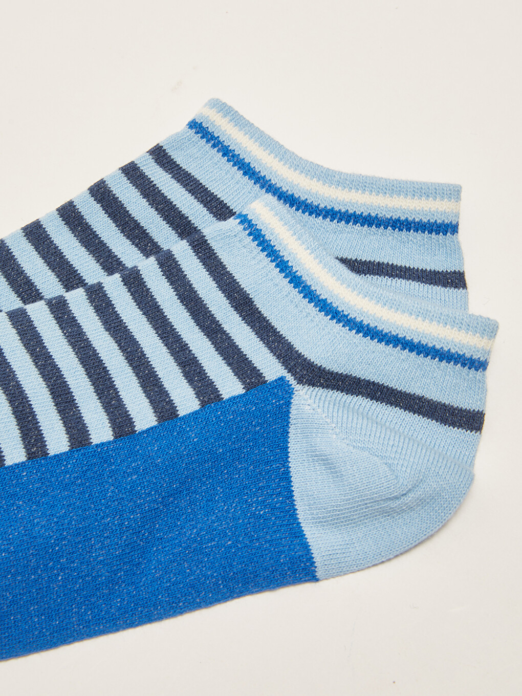Striped Men's Booties Socks -S2EI78Z8-LEH - S2EI78Z8-LEH - LC Waikiki