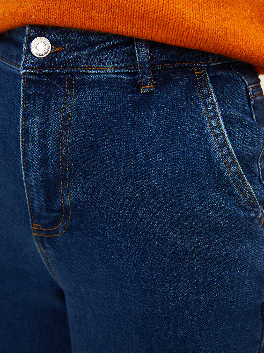 İNDİGO Standart Fit Cep Detaylı Kadın Rodeo Jean Pantolon - S2FK78Z8 ...