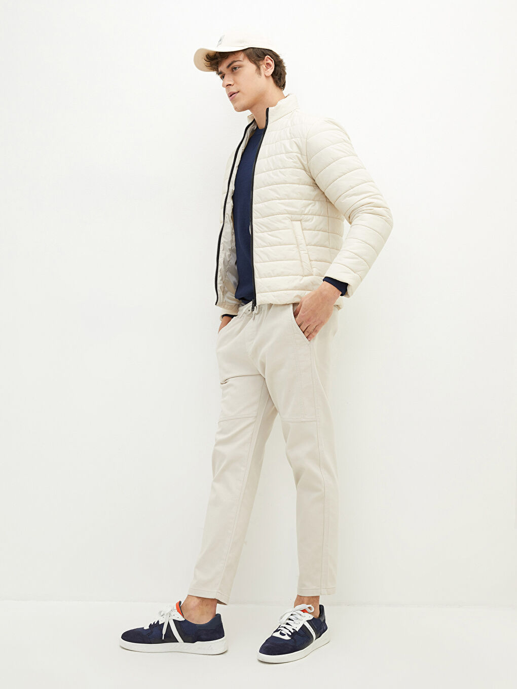 BEJ Standart Kalıp Gabardin Erkek Pantolon - S2FS59Z8-RST | LCW