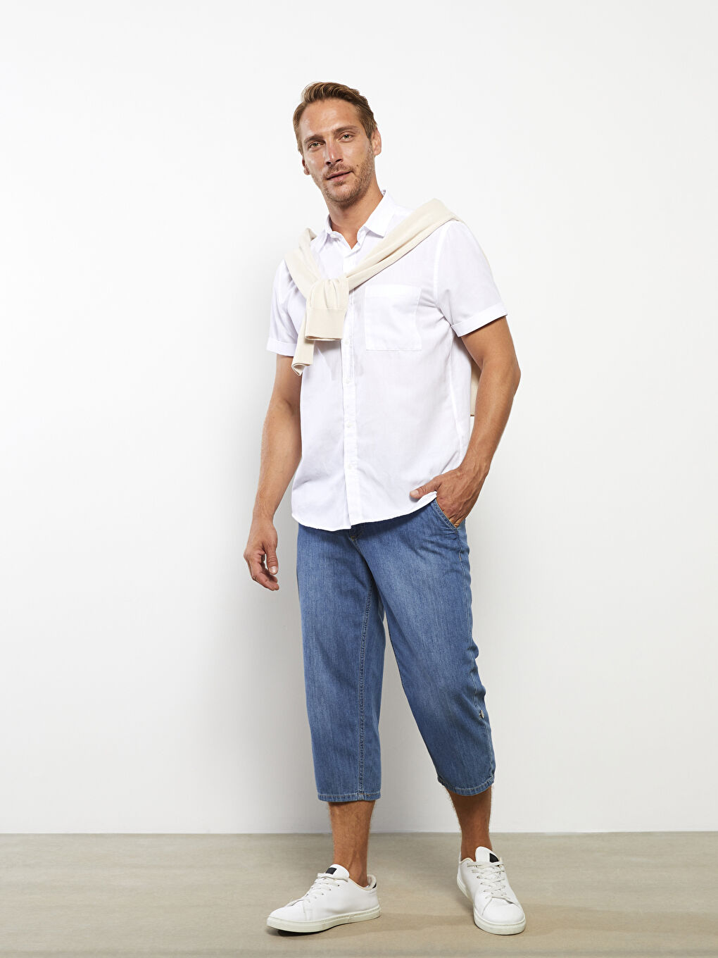 İNDİGO Rahat Kalıp Erkek Jean Roller - S2FT02Z8-309 | LCW