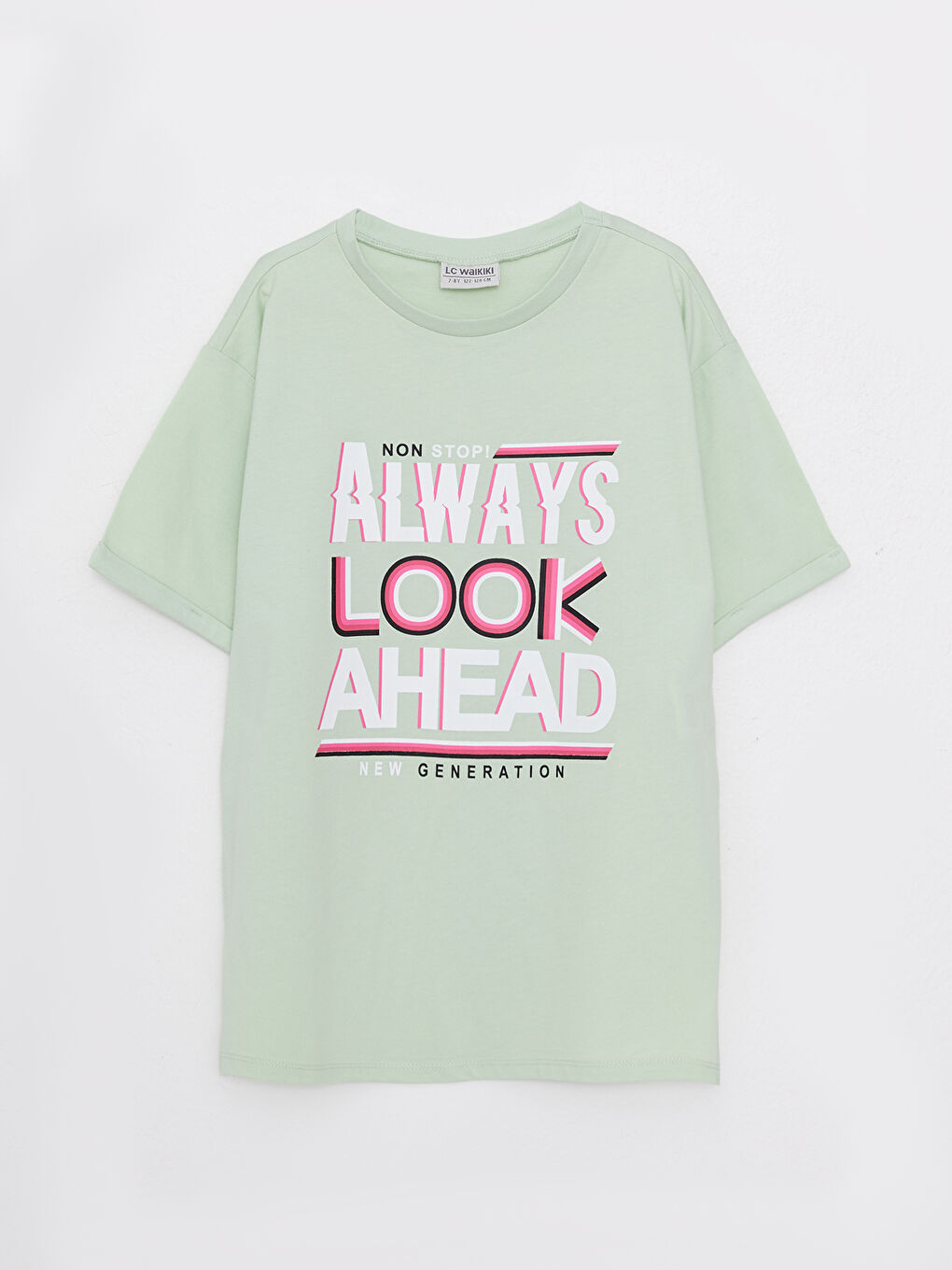 Crew Neck Printed Short Sleeve Cotton Girl T-shirt -S2FU69Z4-FYU ...