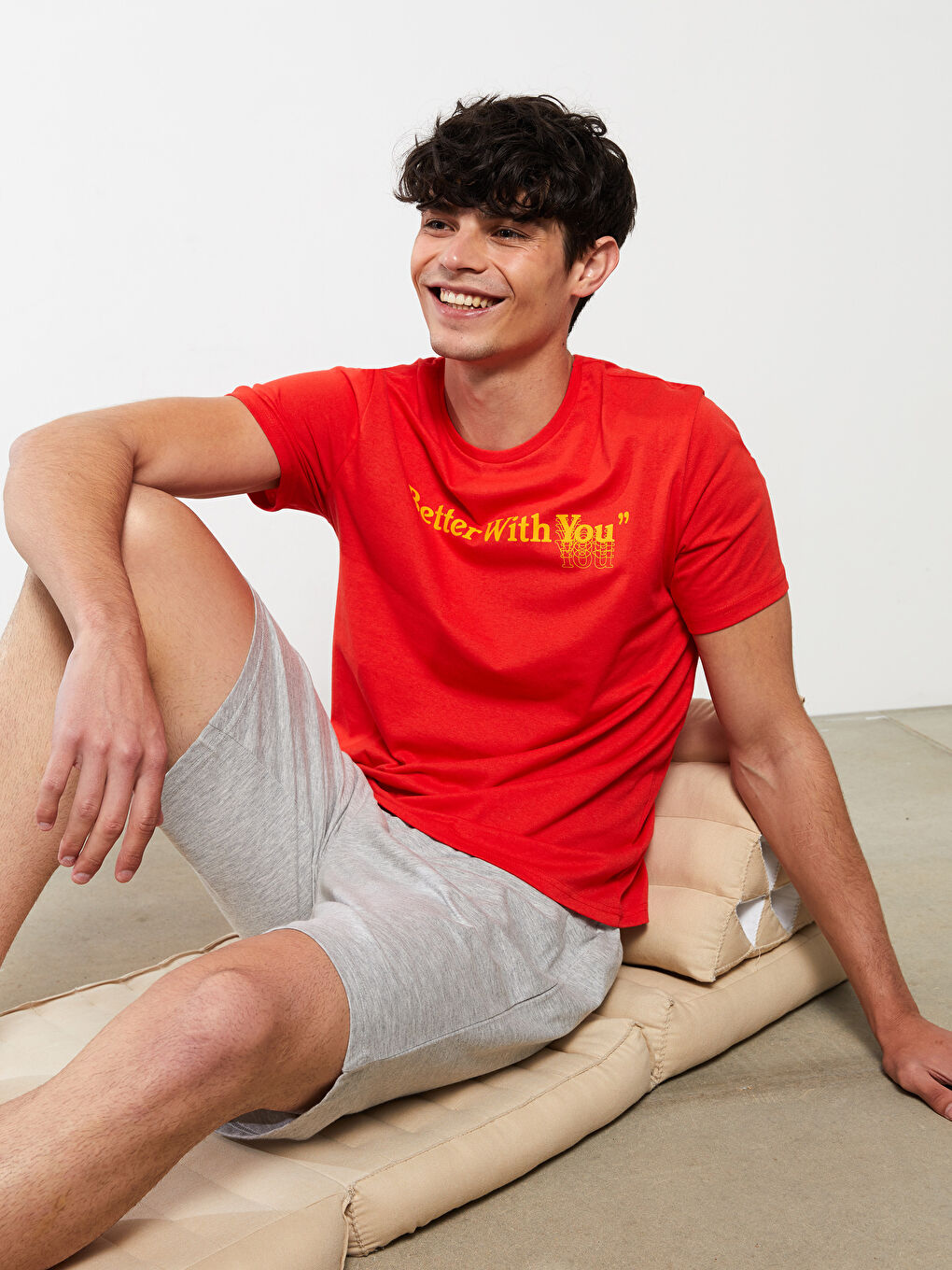 KIRMIZI Standart Kalıp Erkek Pijama Takımı - S2G647Z8-CSG | LCW