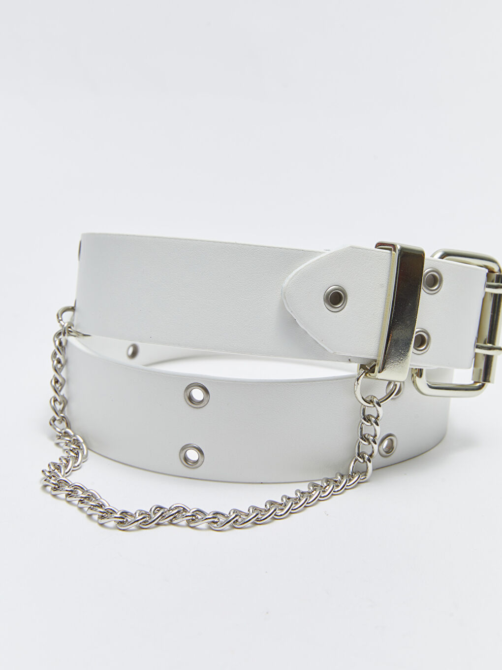 Chain Detailed Eyelet Girl Belt -S2G871Z4-J5E - S2G871Z4-J5E - LC Waikiki