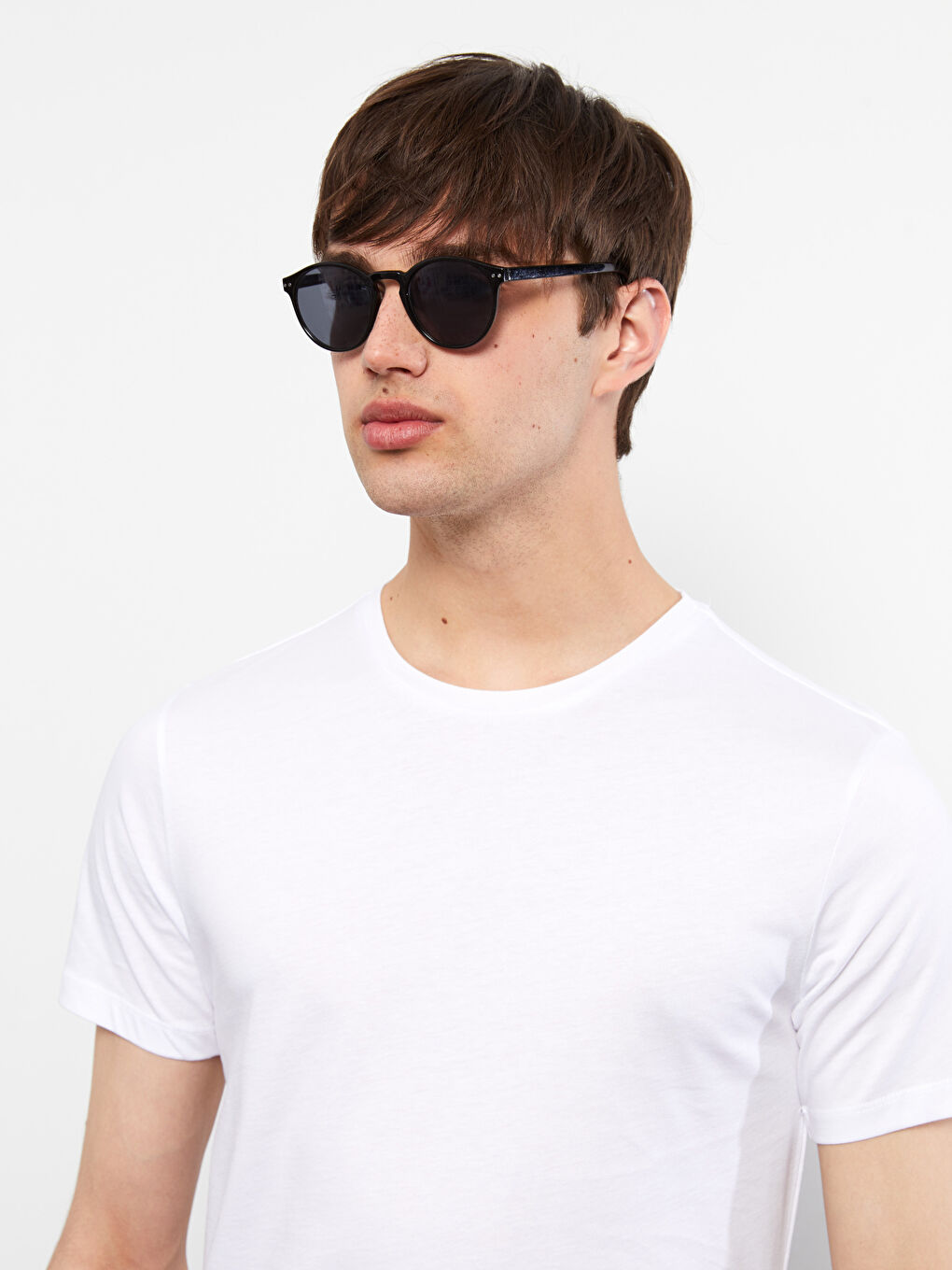 Crew Neck Short Sleeve Basic Combed Cotton Men's T-shirt -S2GG74Z8-Q6K ...