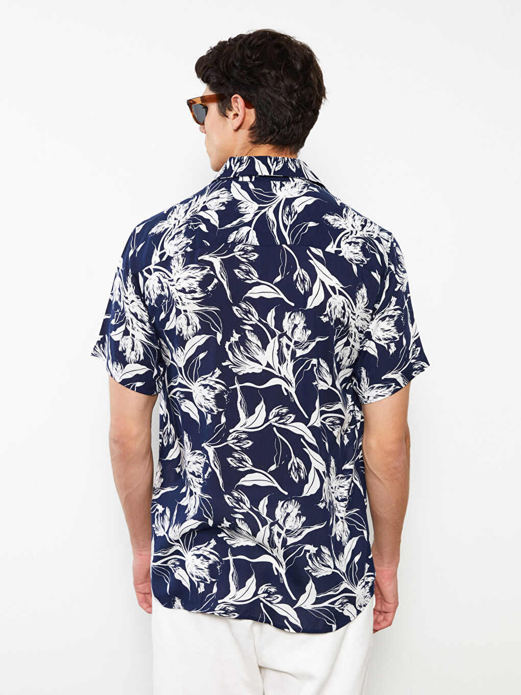 Regular Fit Short Sleeve Patterned Men's Shirt -S2LG87Z8-SME - S2LG87Z8 ...