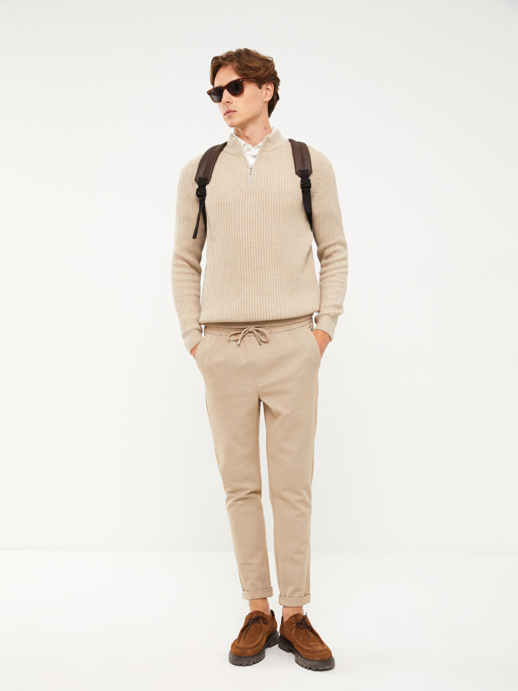 Pantalon homme LCW VISION Slim Fit avec détail à la taille -W21732Z8 ...