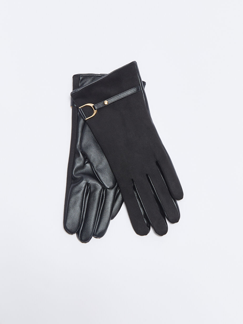 Suede Look Women's Gloves -W23741Z8-HEG - W23741Z8-HEG - LC Waikiki