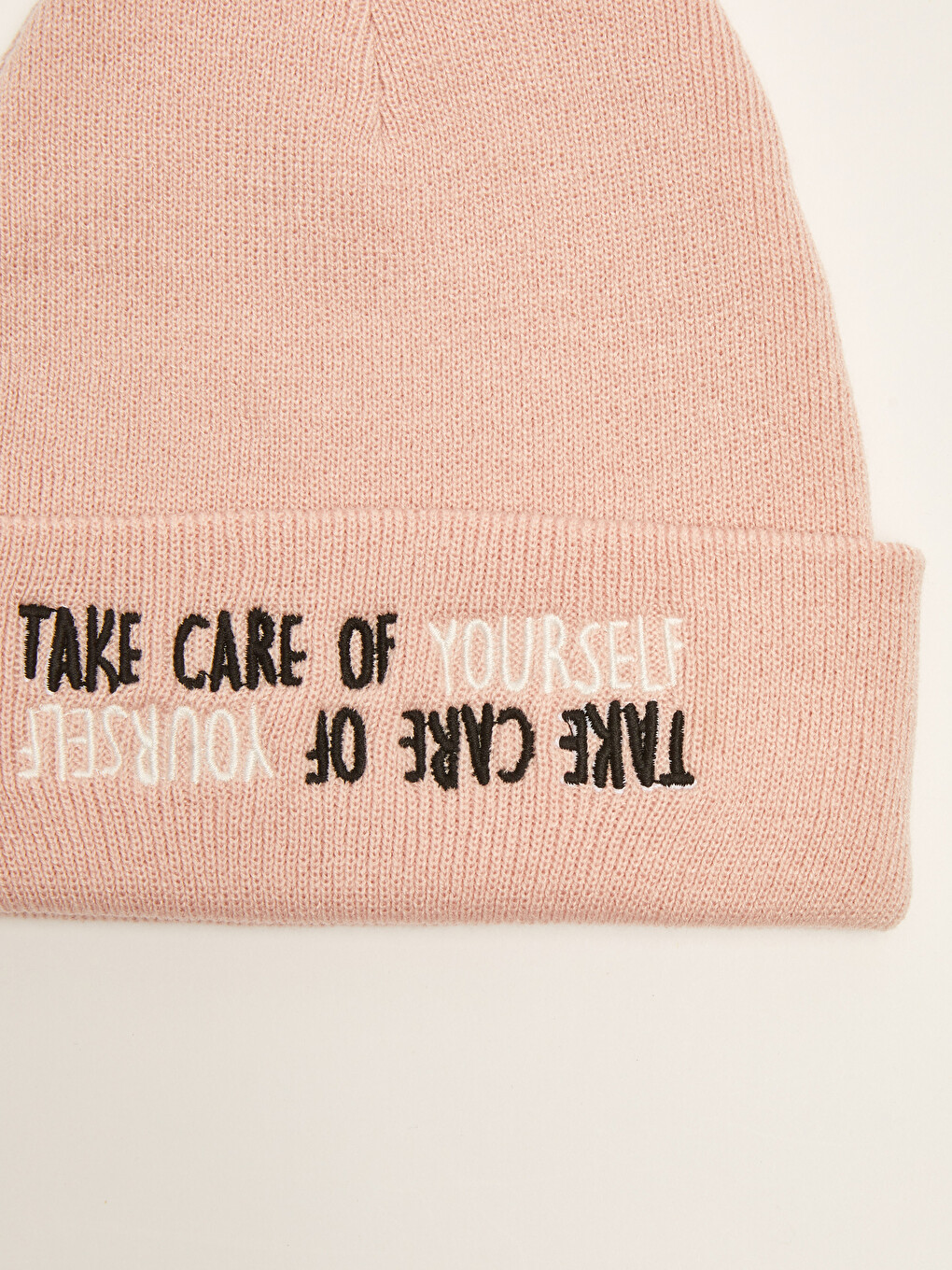 Embroidery Detailed Girls Knitwear Beanie -W24714Z4-G3G - W24714Z4-G3G ...