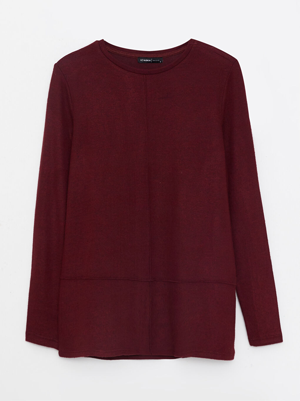 Crew Neck Regular Long Sleeve Women's T-shirt -W25234Z8-D6U - W25234Z8 ...