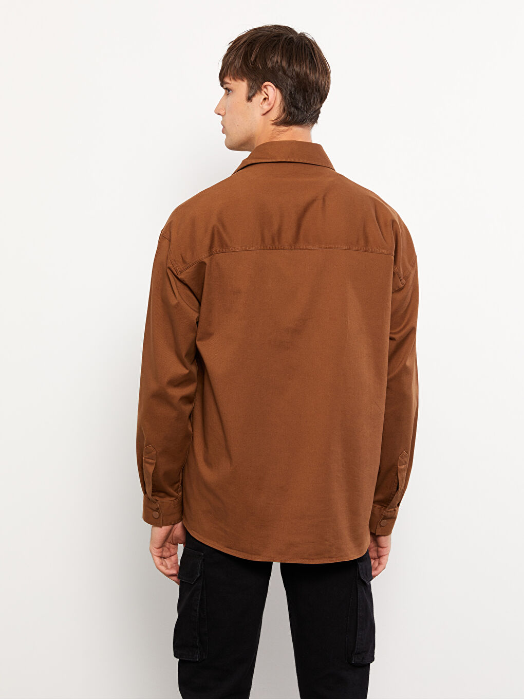 Veste chemise BRUN Homme -W25477Z8-J0V - W25477Z8-J0V - LC Waikiki