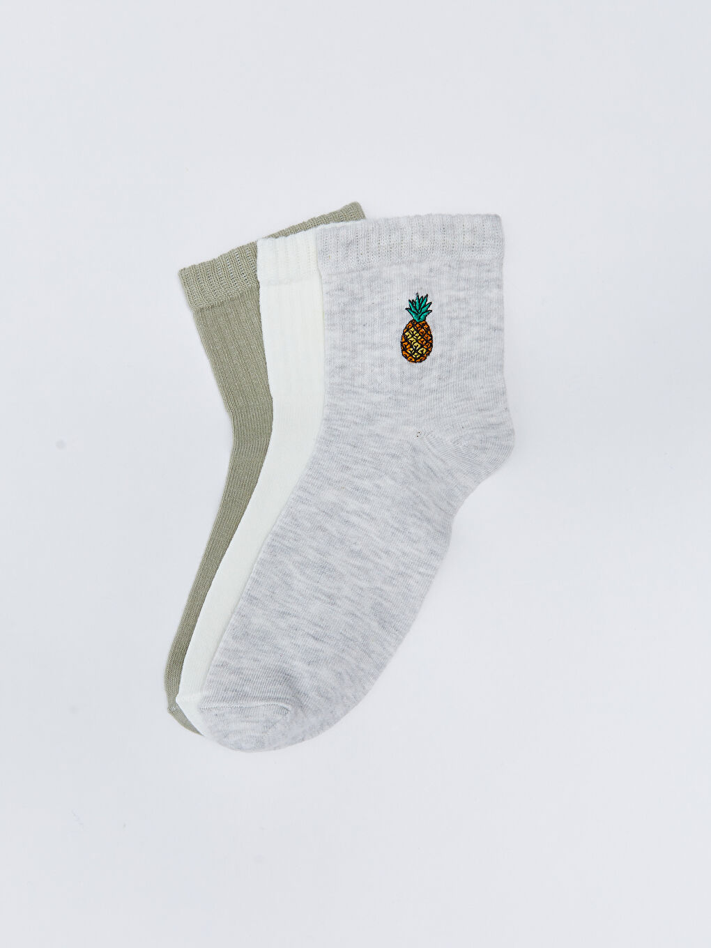 Printed Women's Socket Socks 3-Pack -W25830Z8-LAK - W25830Z8-LAK - LC ...