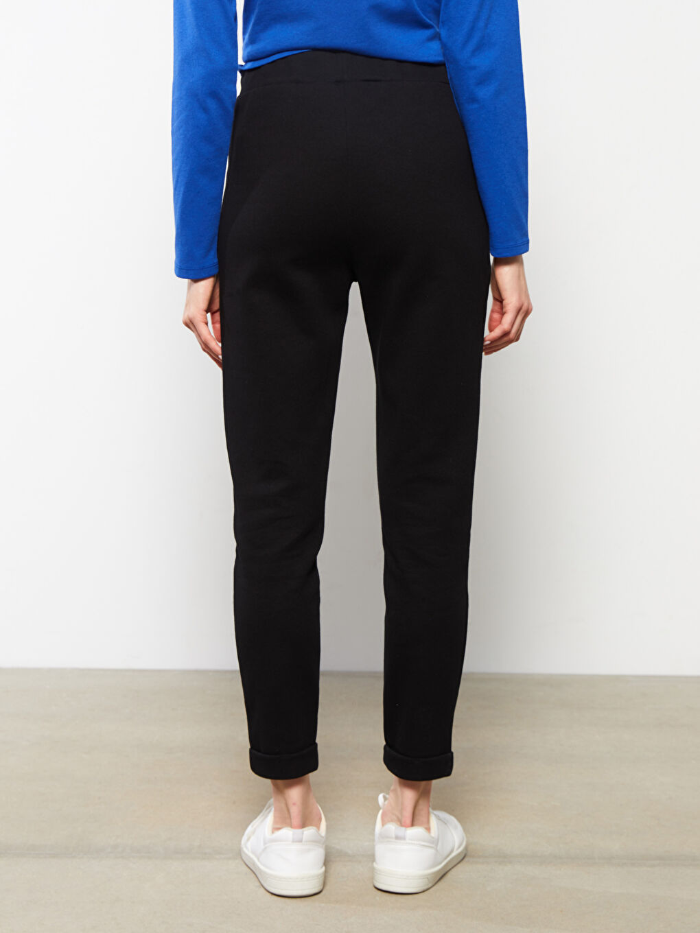 Women's Elastic Waist Regular Sweatpants -W25865Z8-CVL - W25865Z8-CVL ...