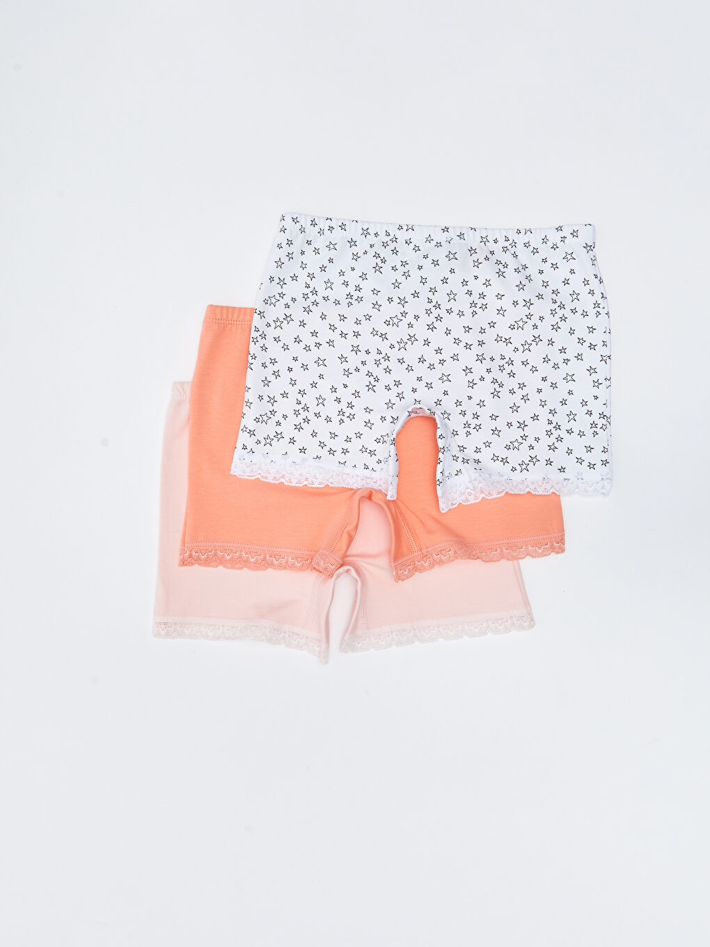 Printed Cotton Girl Boxer 3-Pack -W28014Z4-LU8 - W28014Z4-LU8 - LC Waikiki