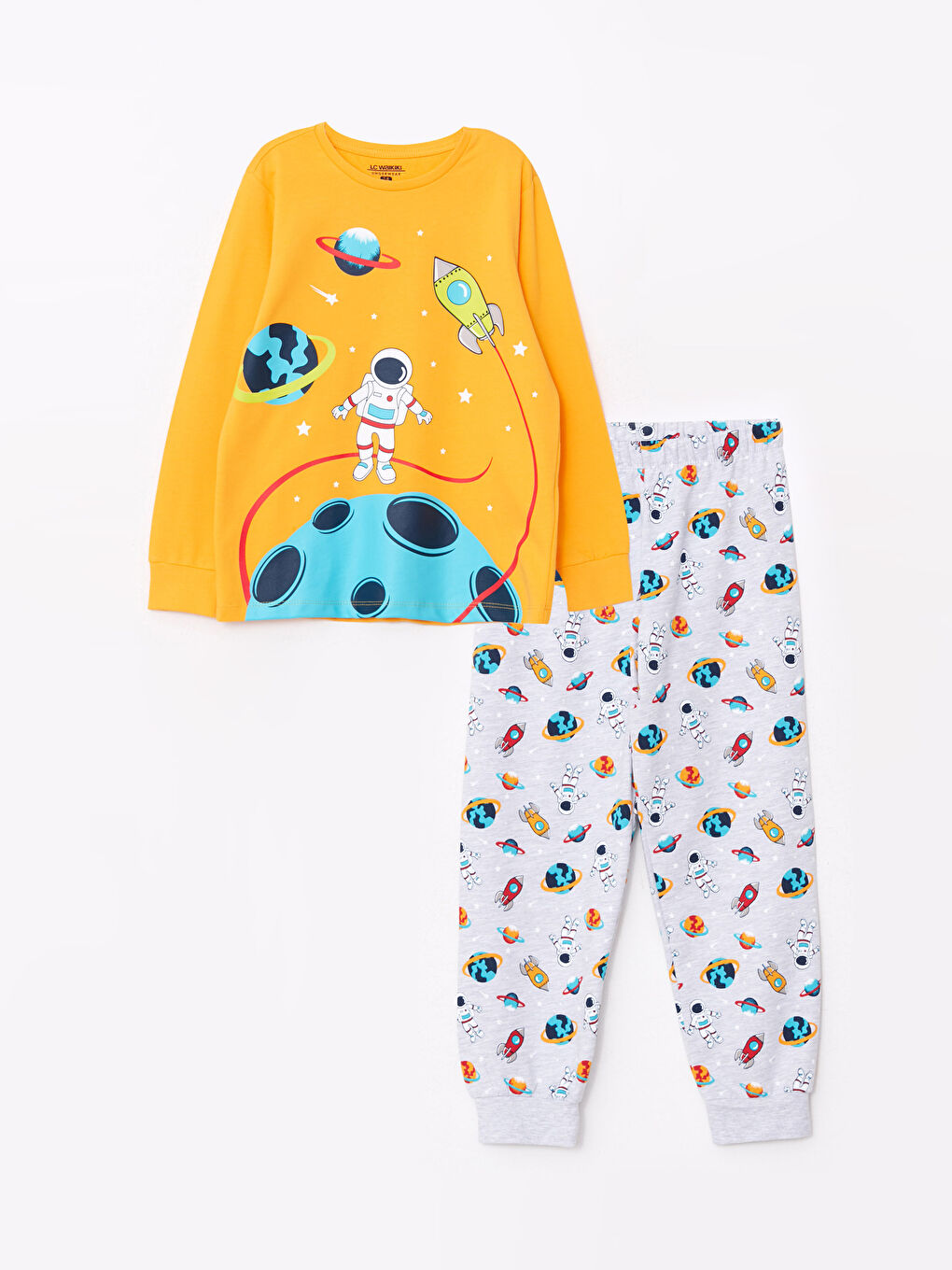 Ensemble De Pyjama Pour Garçon à Manches Longues Et Col Rond W29687z4