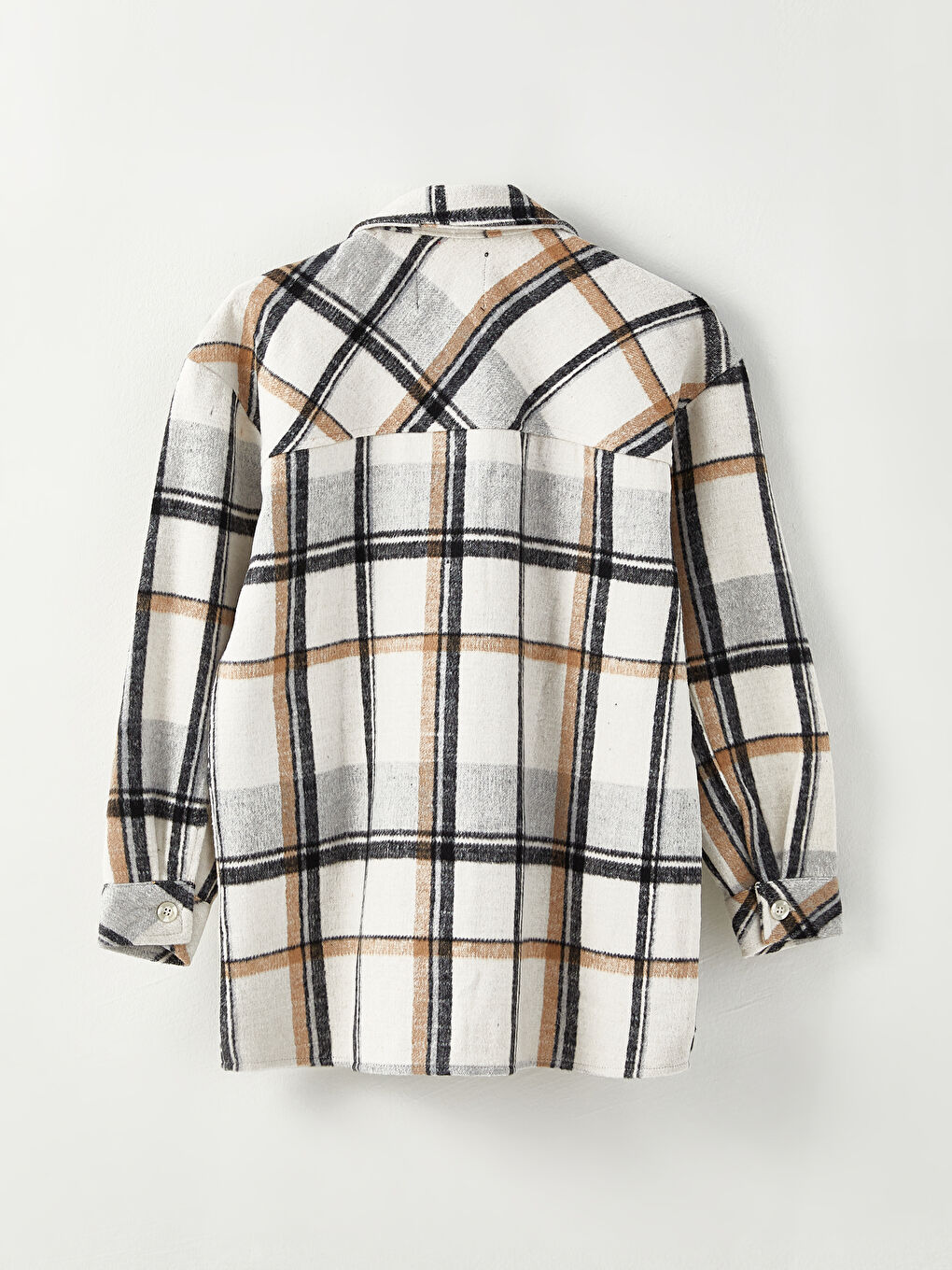 XSIDE Plaid Long Sleeve Flannel Women Lumberjack Shirt Jacket -W2AK12Z8 ...