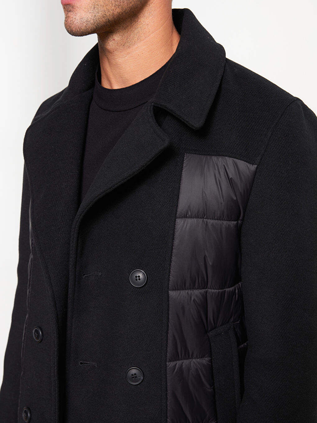 LC WAIKIKI Standard Pattern Jacket Collar Thick Men's Cachet Coat ...