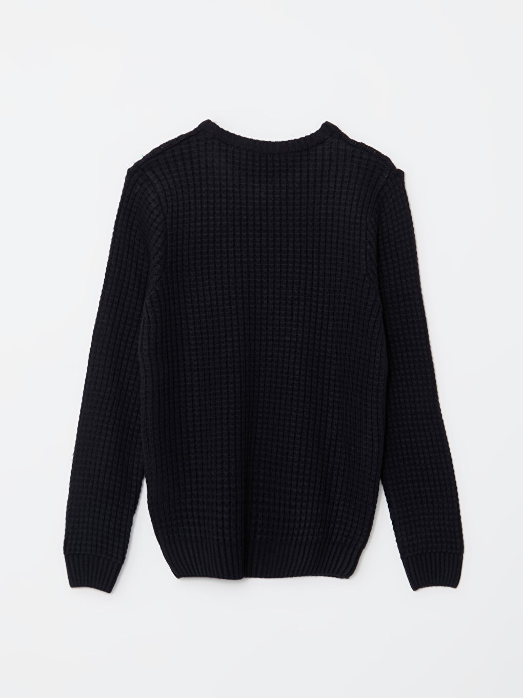 Crew Neck Long Sleeve Men's Tricot Sweater -W2CF87Z8-RFH - W2CF87Z8-RFH ...