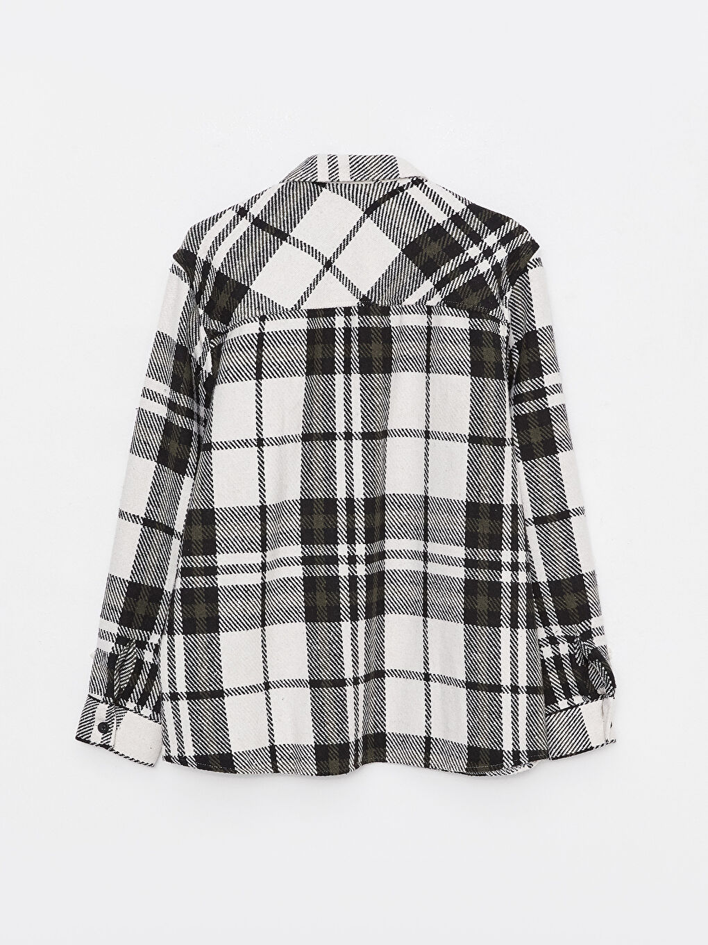 Regular Fit Long Sleeve Plaid Men's Lumberjack Shirt Jacket -W2CM65Z8 ...