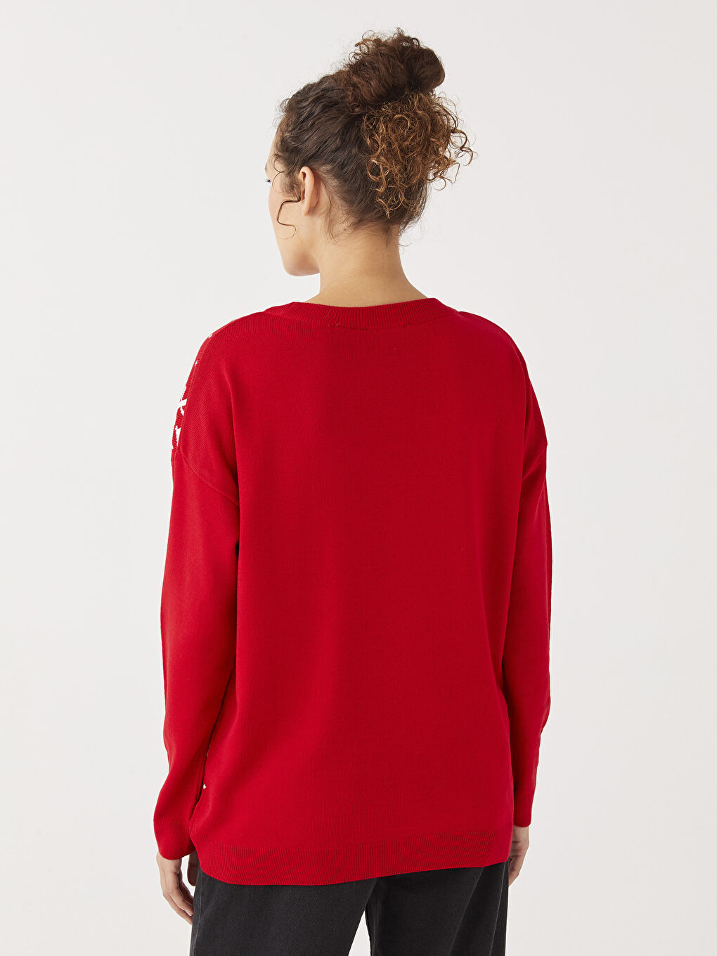 LC WAIKIKI Crew Neck Mickey Mouse Printed Long Sleeve Women's Tricot ...