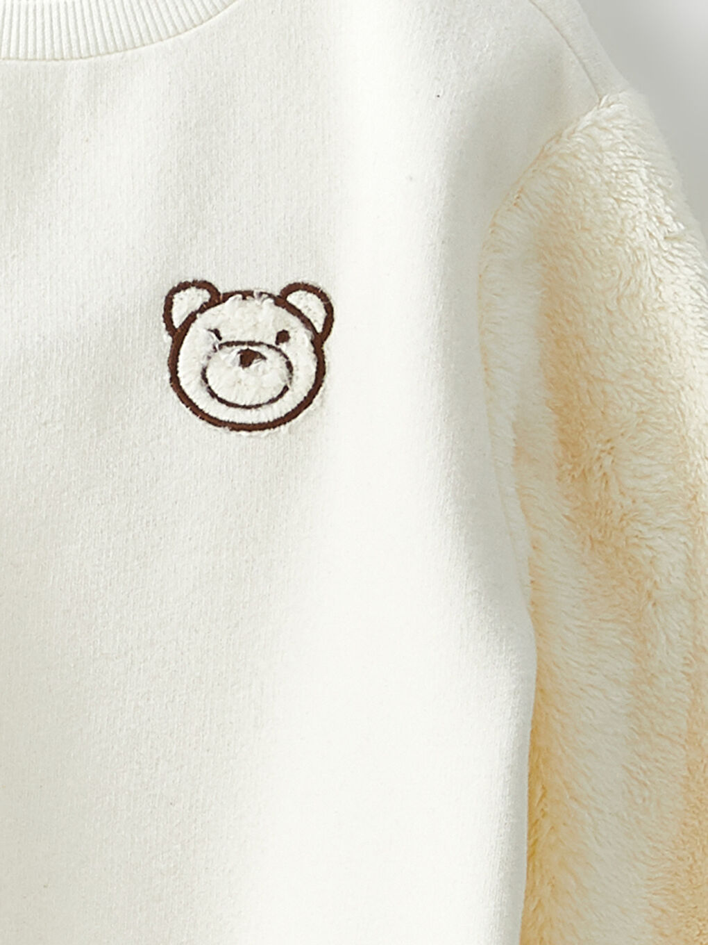 Crew Neck Embroidered Long Sleeve Girl Sweatshirt -W2FM35Z4-FDW ...