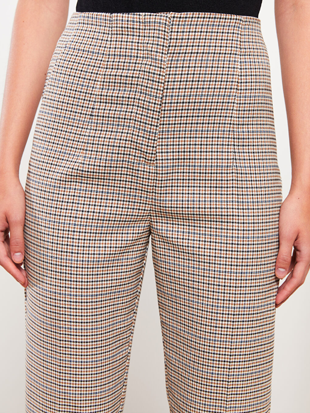 Standard Fit Patterned Women's Trousers -W2FT11Z8-LKQ - W2FT11Z8-LKQ ...