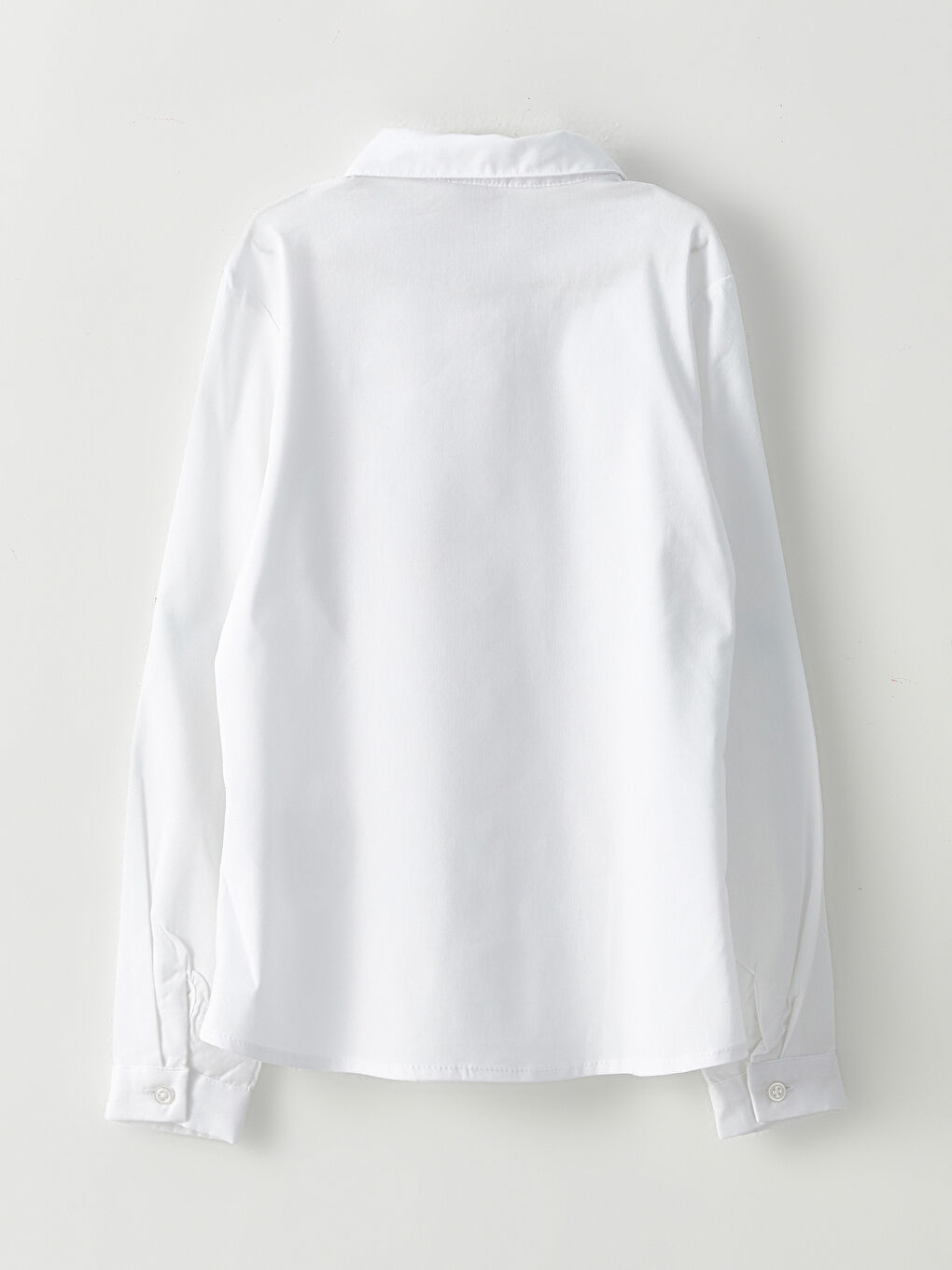 Basic Long Sleeve Girl Shirt -W2G057Z4-R9K - W2G057Z4-R9K - LC Waikiki