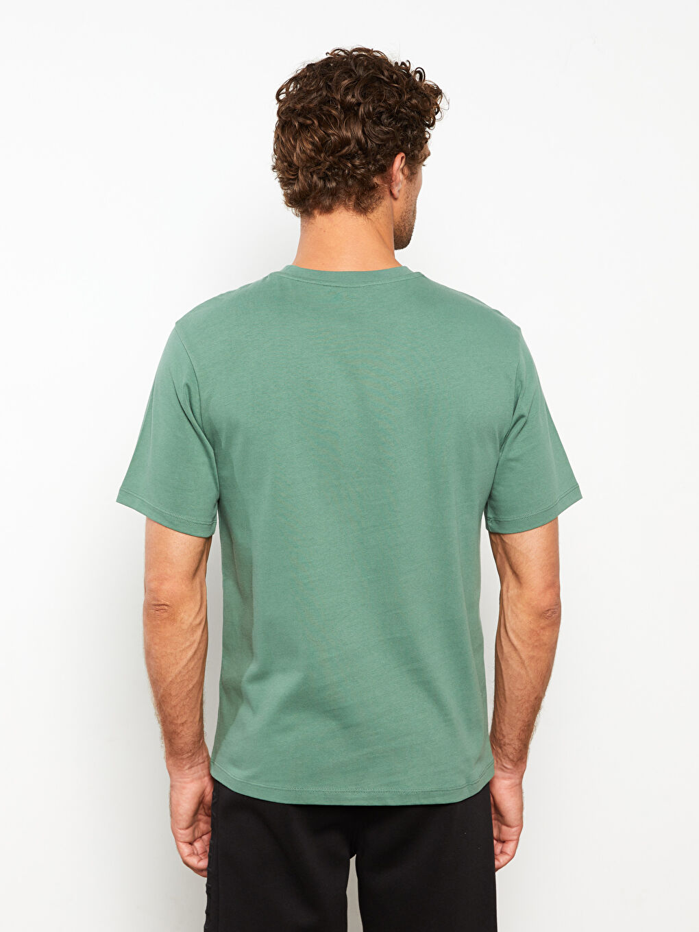 Crew Neck Short Sleeve Men's T-shirt -W2H007Z8-HBA - W2H007Z8-HBA - LC ...