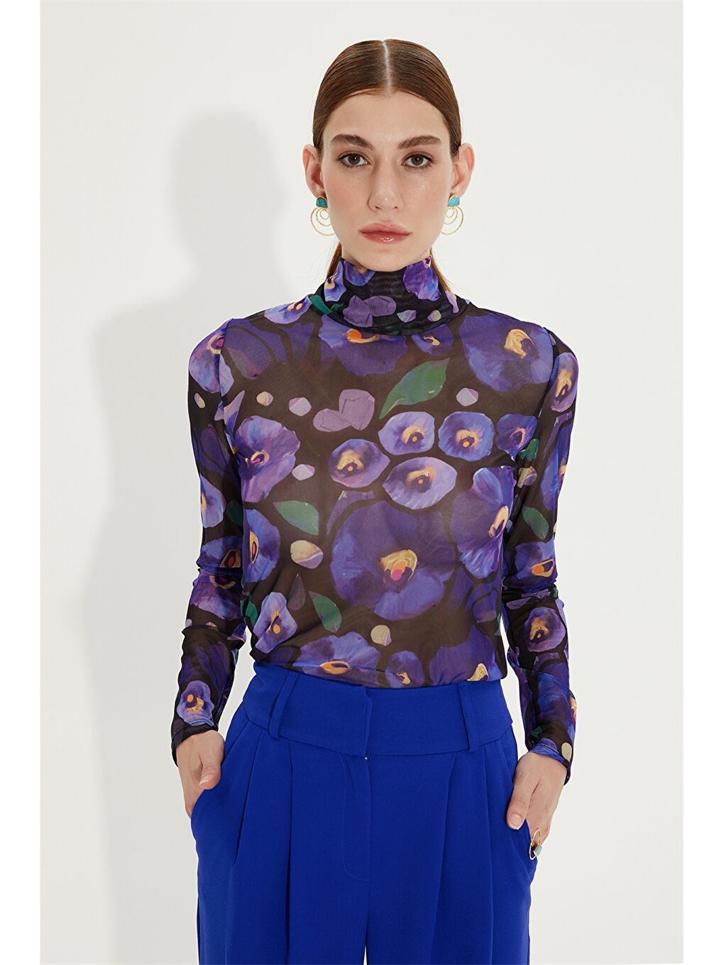 MAVİ Kadın Standart Fit Düz Palazzo Pantolon - W2K938Z8-S8K | LCW