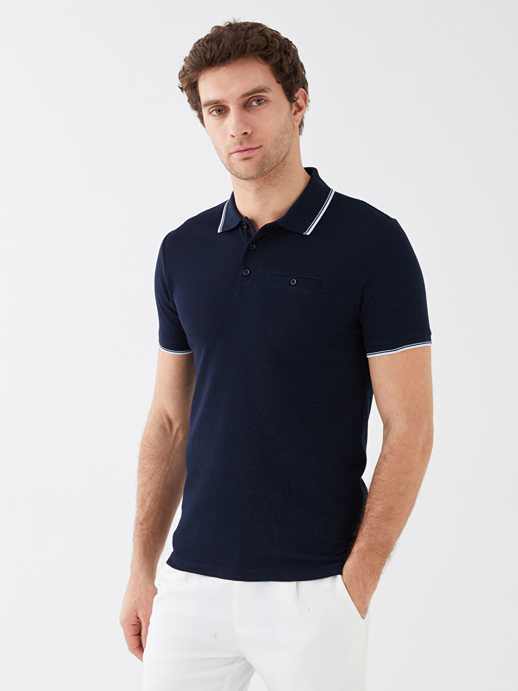 T-shirt à manches courtes pour hommes à col polo -S31819Z8-RFH ...