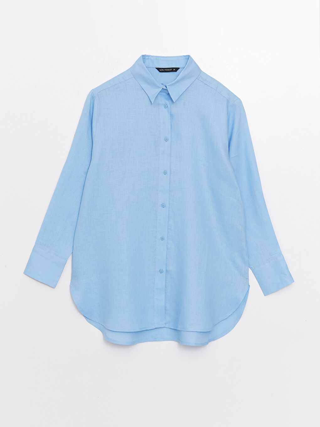 Tunique en chemise BLEU Femme -S3BO29Z8-V0R - S3BO29Z8-V0R - LC Waikiki