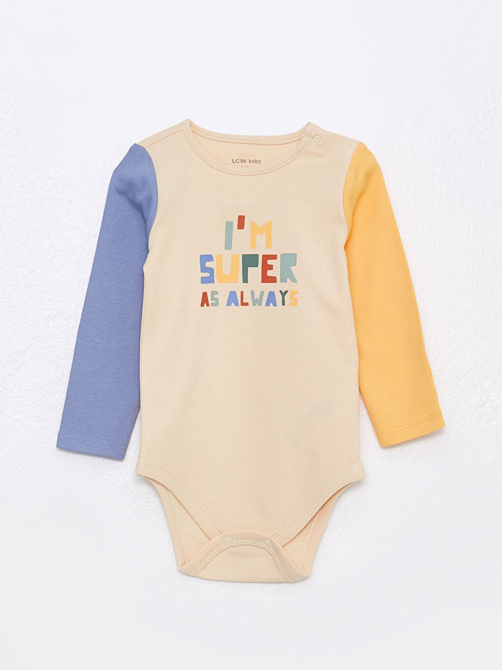 Printed Long Sleeved Baby Boy Snap Fastener Body 2 Pack -S3BT11Z1-S6R ...