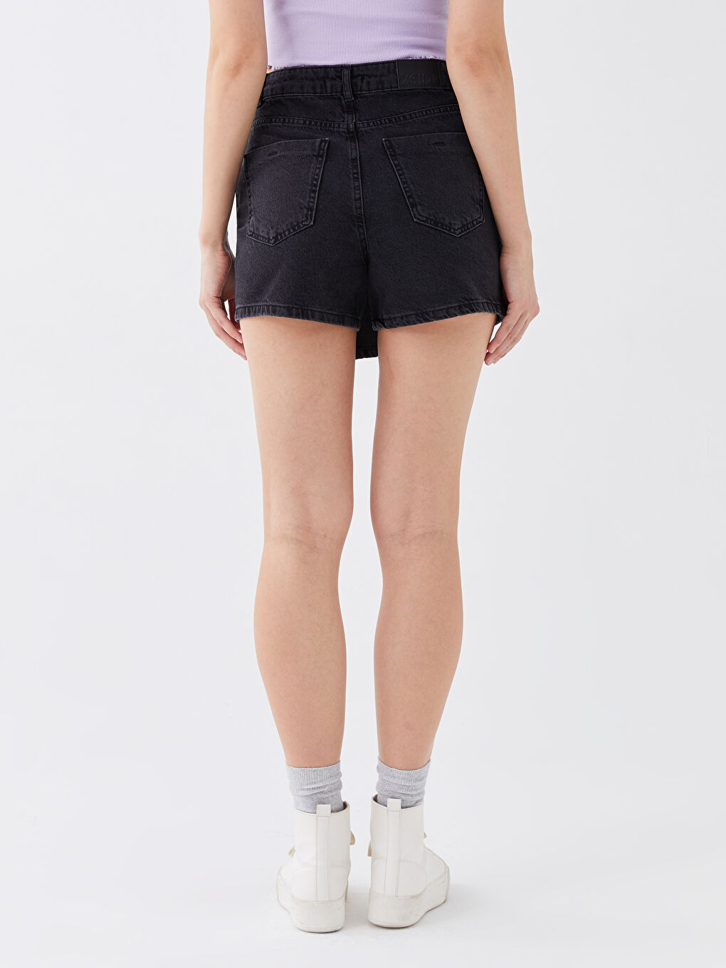 Normal Waist Slim Fit Women Jean Short Skirt -S3BV40Z8-CVL Normal Waist Slim Fit Women Jean Short Skirt -S3BV40Z8-CVL