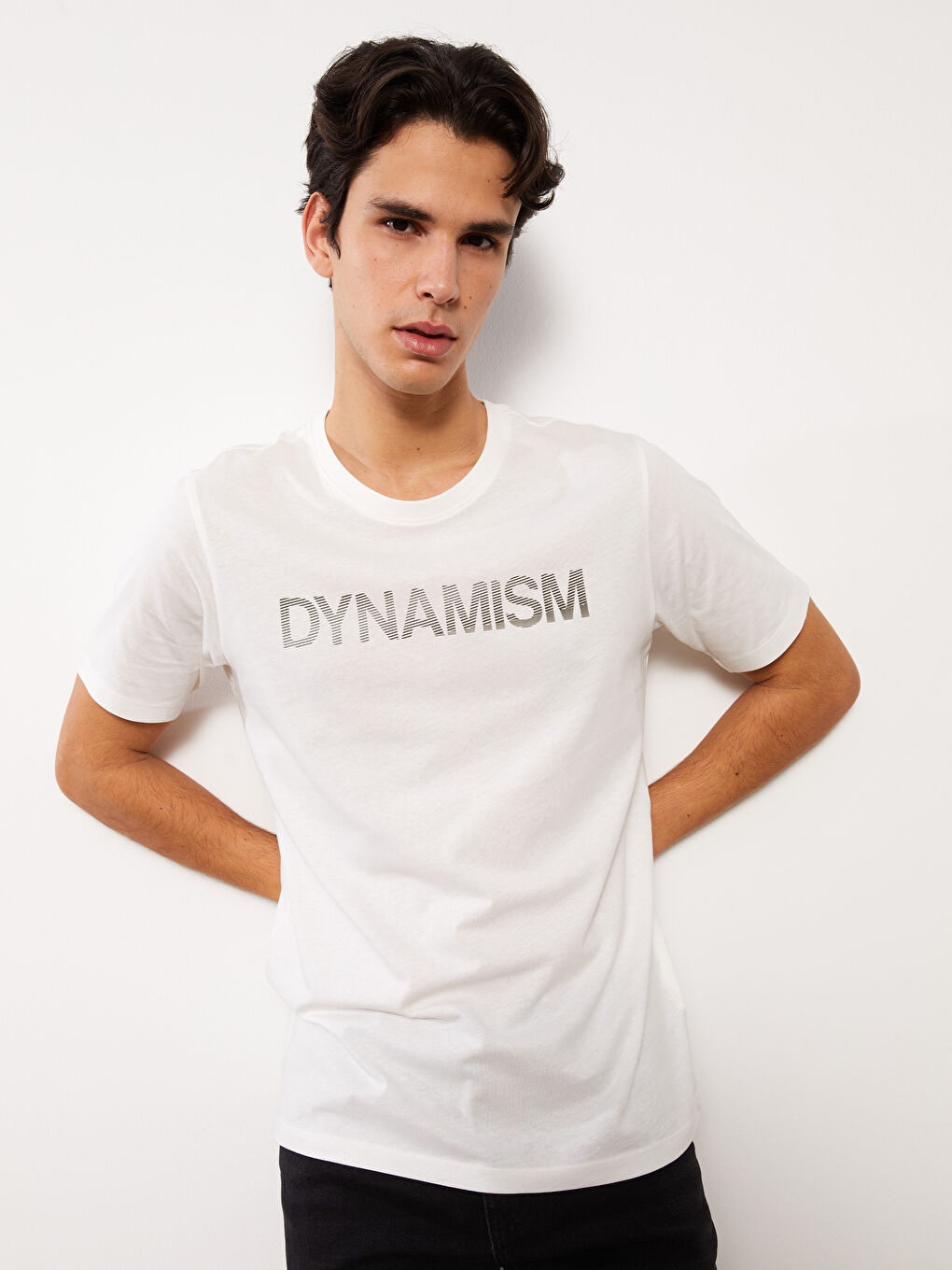 T Shirt Pour Hommes En Coton Peigné Imprimé à Manches Courtes Et Col