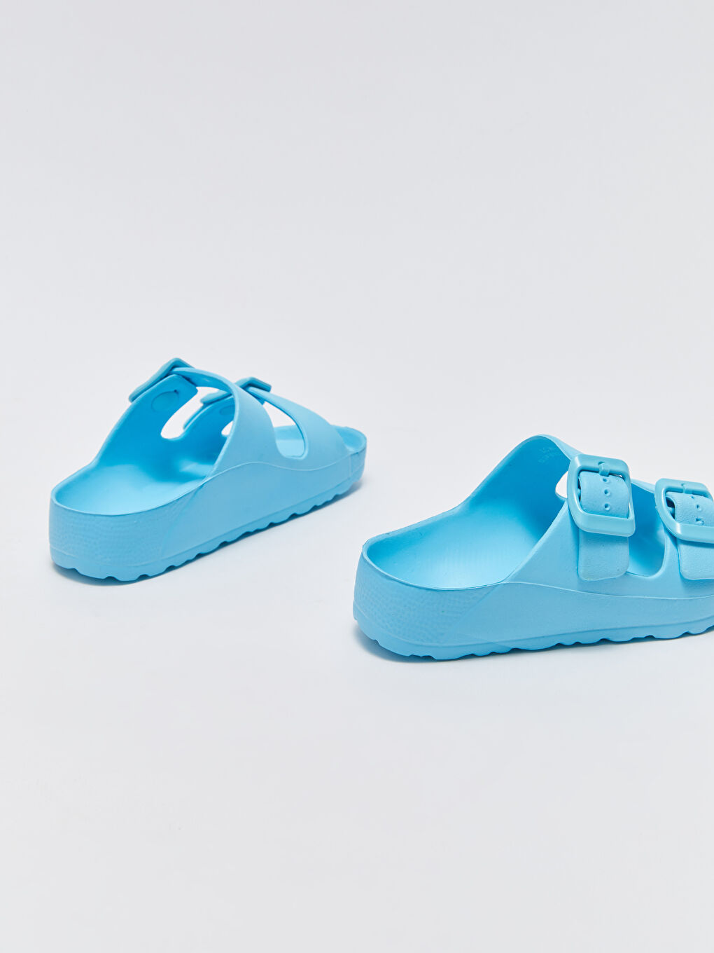 Double Band Buckle Detailed Boy Slippers -S3FB92Z4-Q0S - S3FB92Z4-Q0S ...