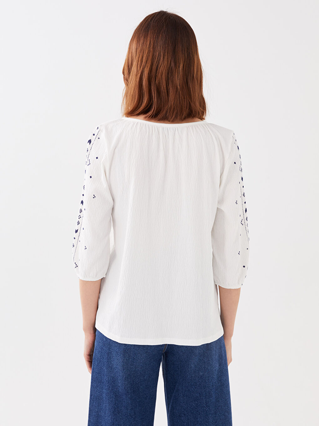 Frau WEISS T-Shirt -S3FJ07Z8-SJT - S3FJ07Z8-SJT - LC Waikiki