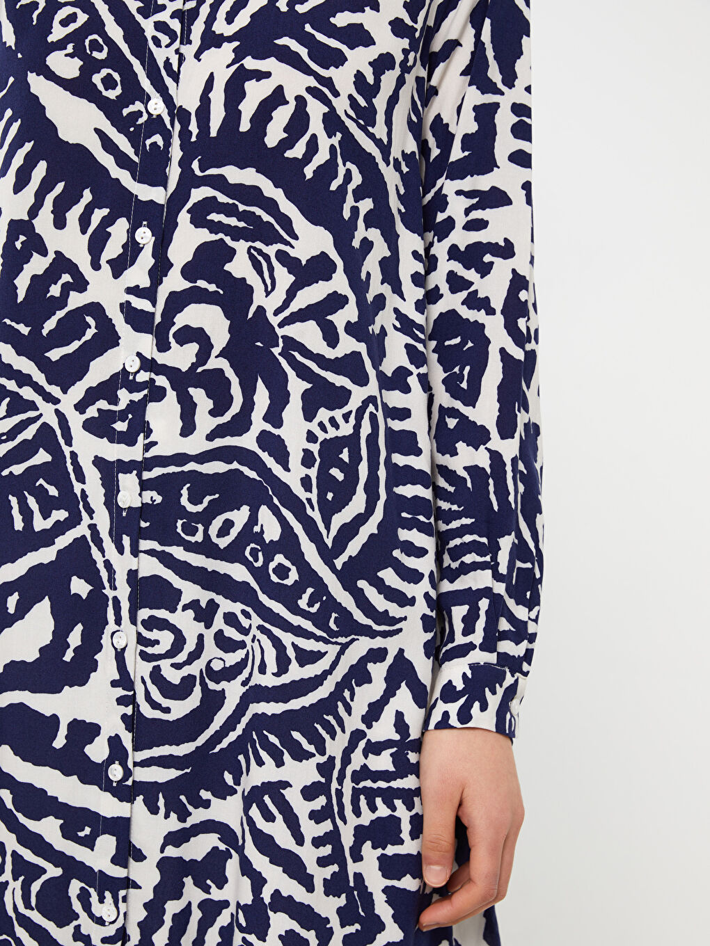 Patterned Women's Shirt Tunic -S3G571Z8-LS3 - S3G571Z8-LS3 - LC Waikiki