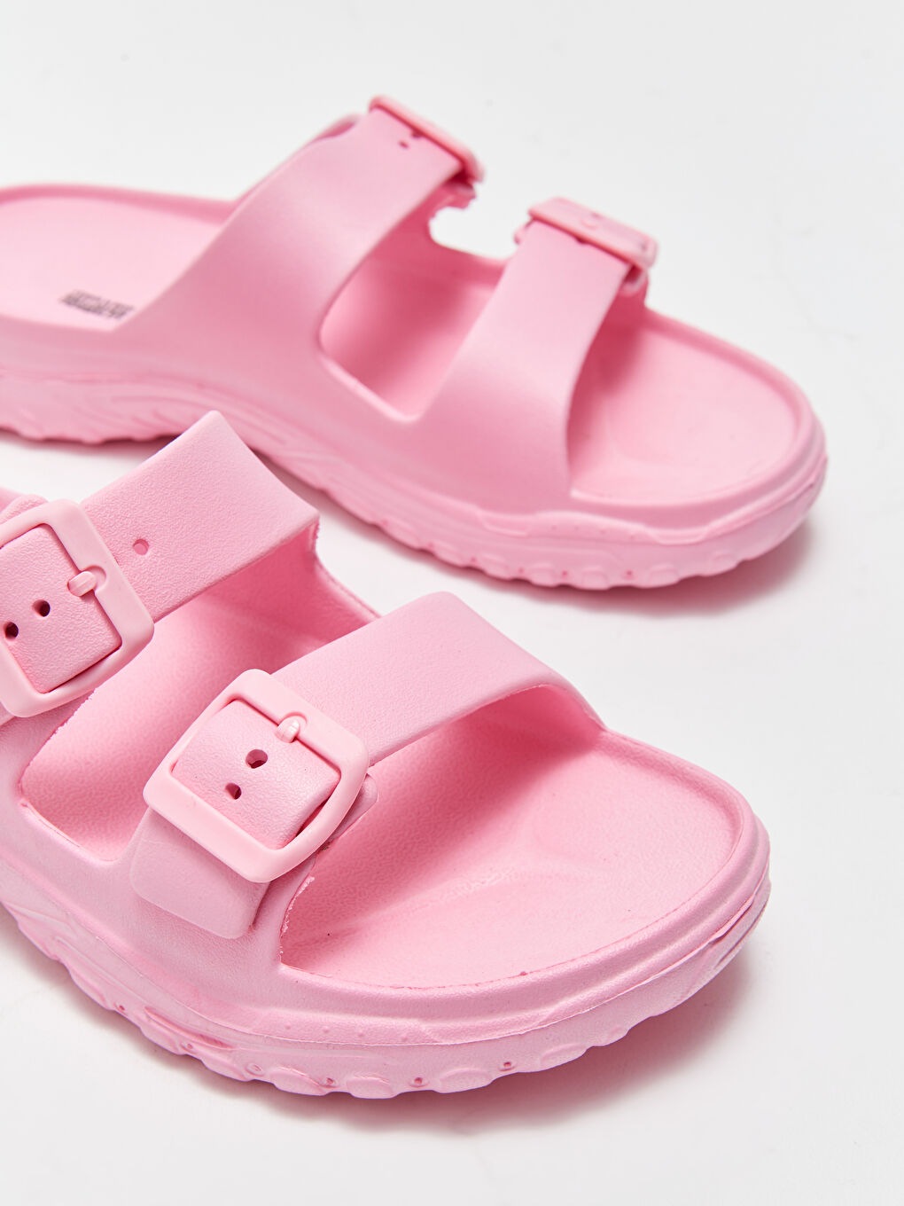 Buckle Detailed Double Band Women's Slippers -S3H511Z8-V7C - S3H511Z8 ...