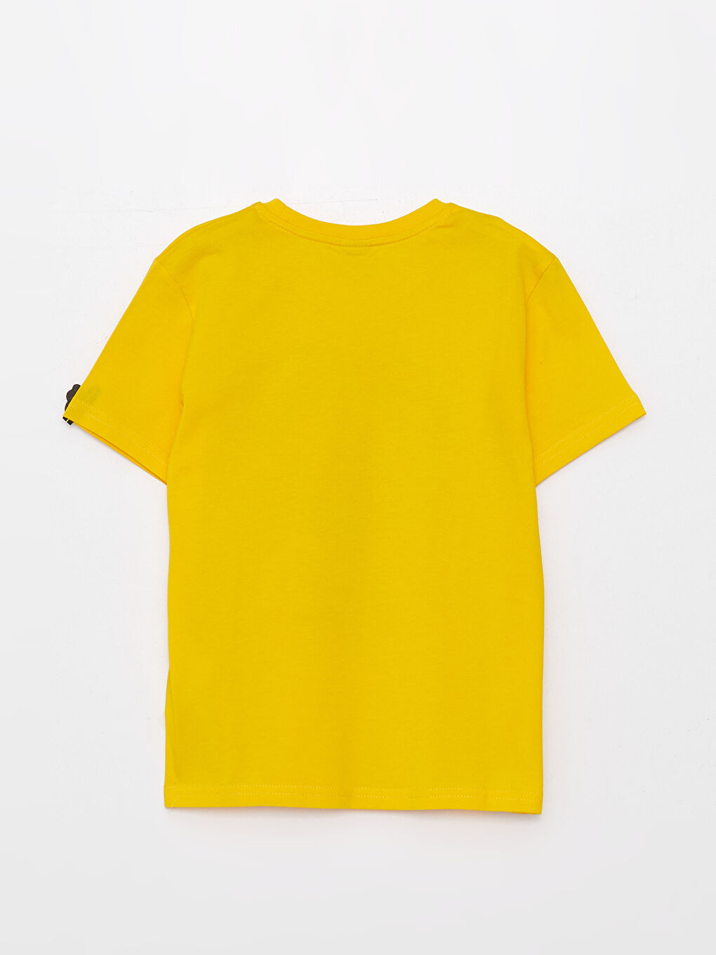 SARI Bisiklet Yaka Nostaljik Maymun Baskılı Kısa Kollu Unisex Çocuk ...