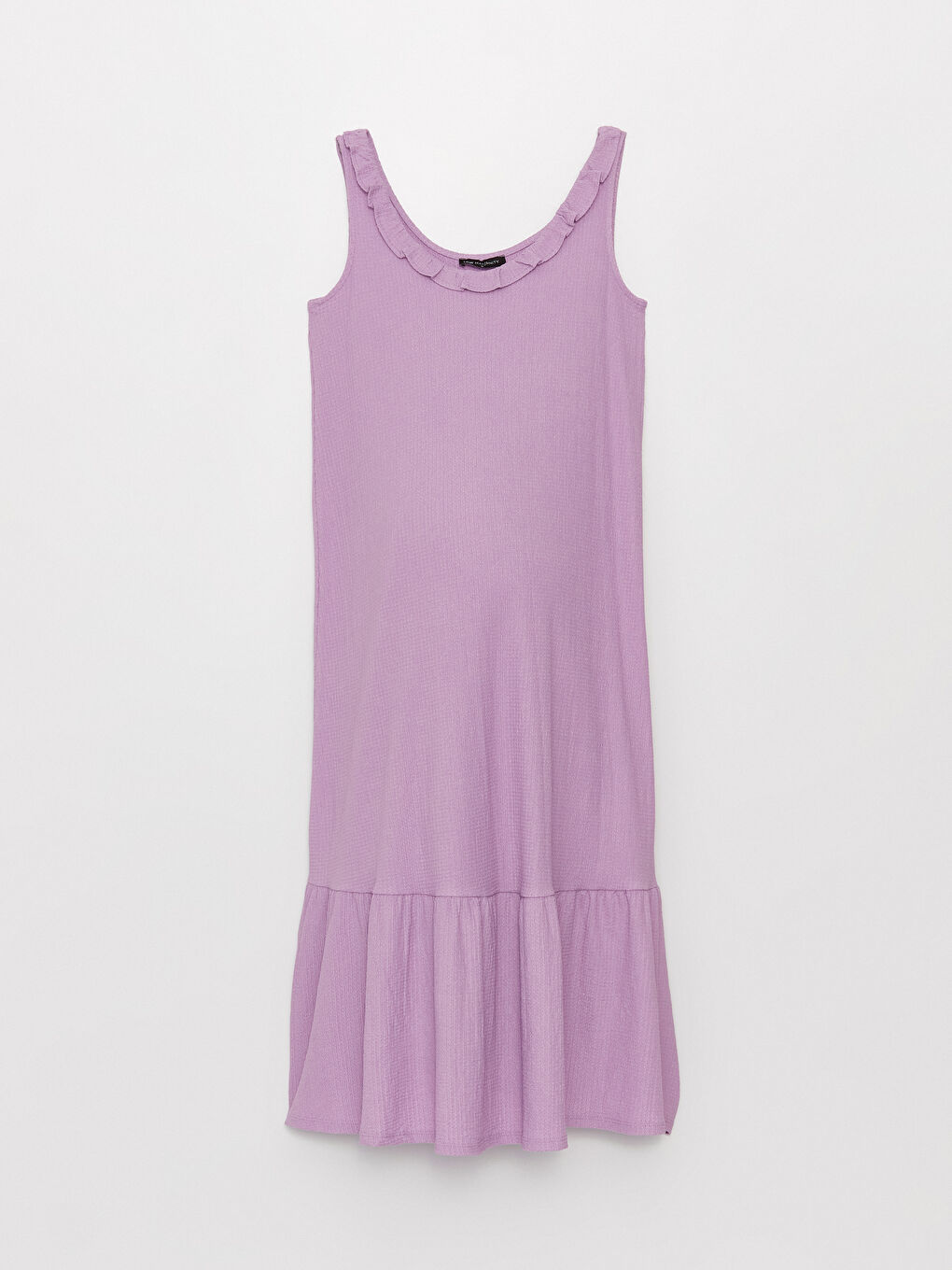 LİLA U Yaka Düz Askılı Hamile Elbise - S3JA98Z8-GMM | LCW