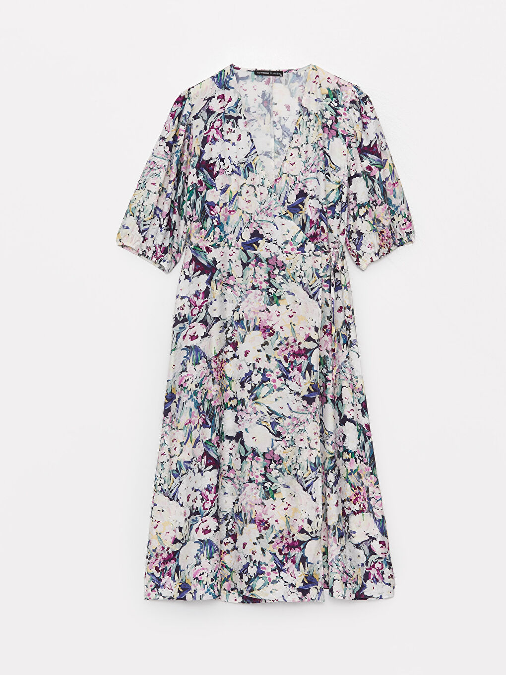 Double Breasted Collar Floral Womens Dress S3js16z8 F9c S3js16z8