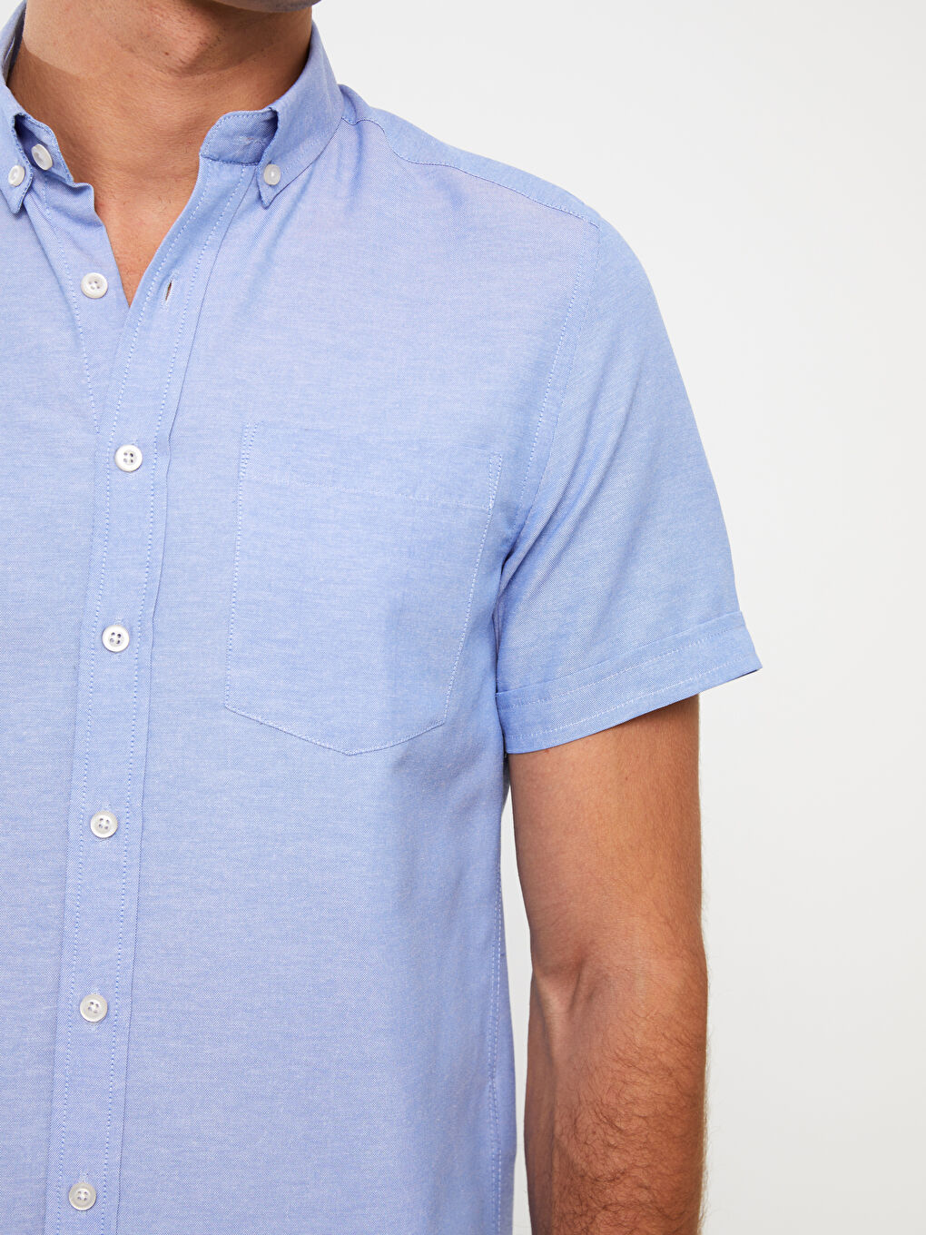 İNDİGO Regular Fit Kısa Kollu Erkek Gömlek - S3K190Z8-QJN | LCW