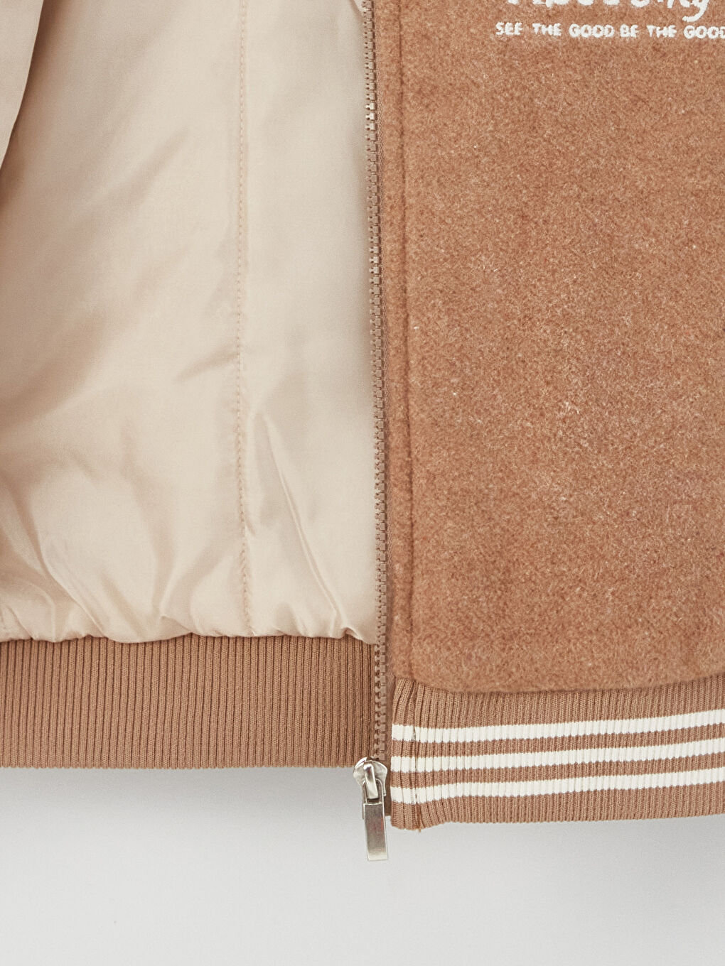 BEJ Kolej Yaka Kız Çocuk Mont - W30132Z4-V19 | LCW